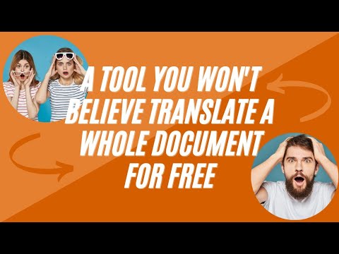 A tool you didn't know can translate a whole document for free! You will need it in Italy 2025