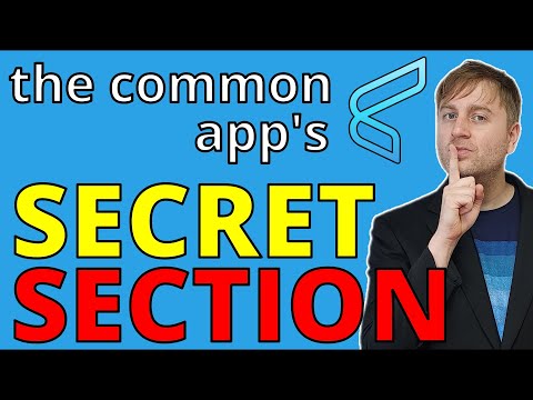 Upgrade Your College Application with the SECRET SECTION of the Common App