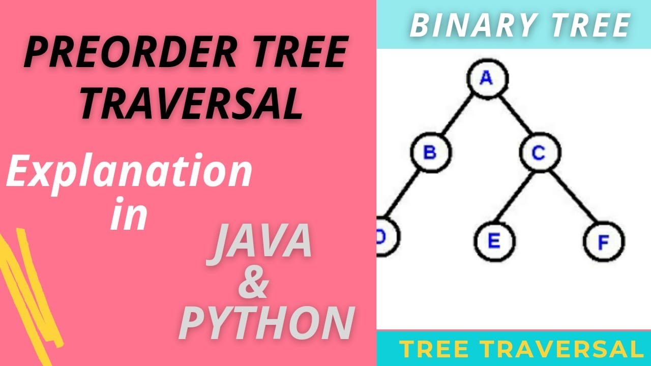 Preorder Tree Traversal | Python & Java Solution | Recursive Implementation with Explanation