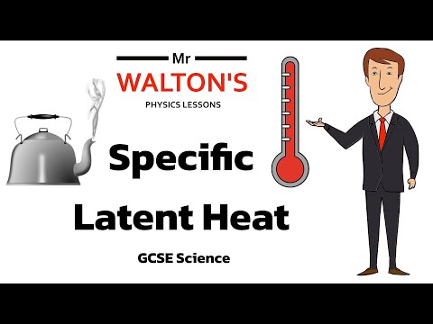 Specific Latent Heat from Particle Model of Matter topic of GCSE Science with Mr Walton’s Physics