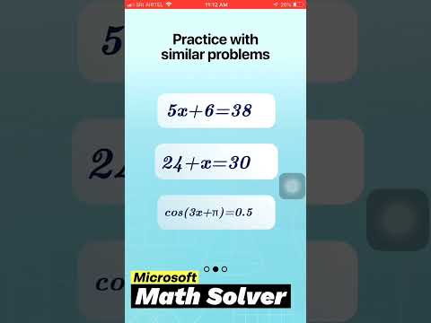 Microsoft Math Solver #maths #math #ai #math solver #shorts