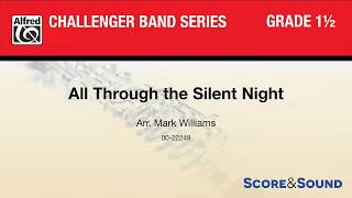 All Through the Silent Night: Concert Band Conductor Score & Parts ...