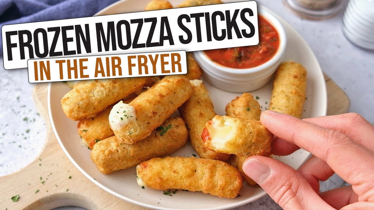 Cheesy Air Fryer Frozen Mozzarella Sticks
