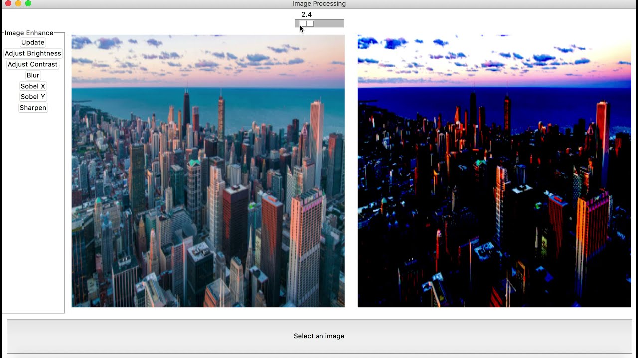 Image Processing with GUI