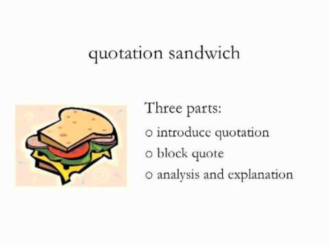WRITING STYLE 14: Incorporating Quotations 2