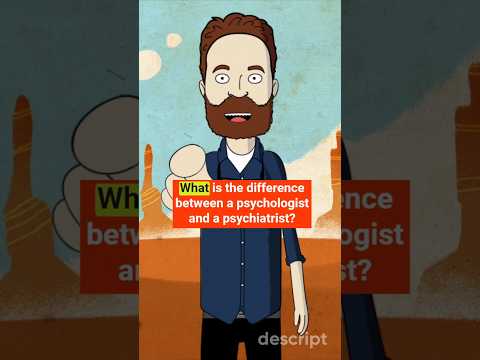 Psychologist vs Psychiatrist: Understanding the Difference#shorts #psychology#psychologist