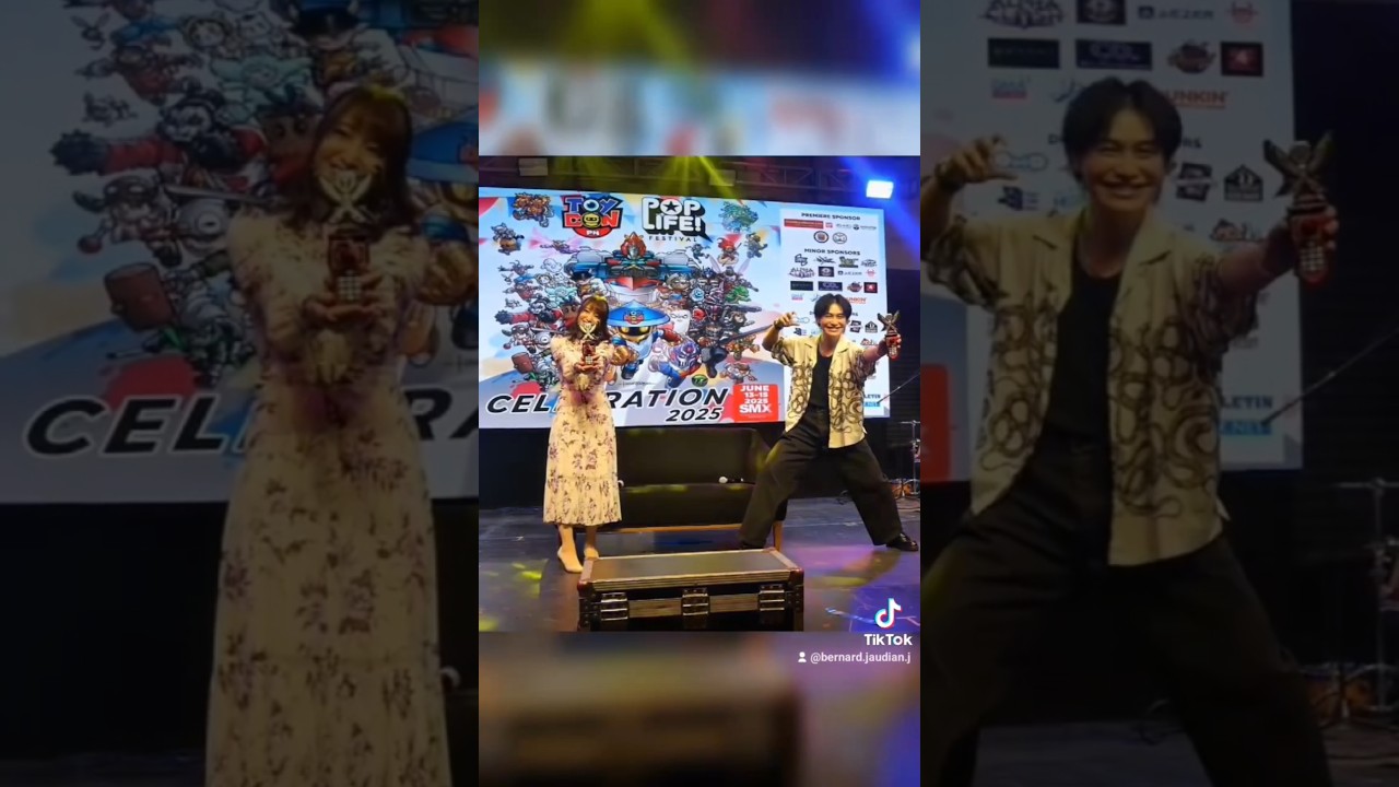 Gokai Red & Gokai Pink at Toycon 2025 #TOYCON2025 #gokaiger
