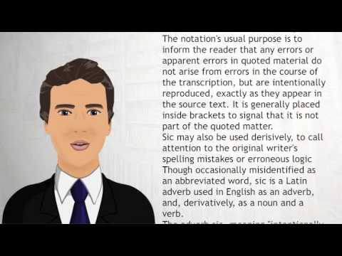 Sic - Wiki Videos