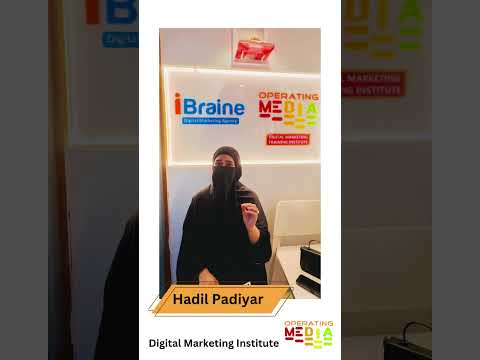 Digital Marketing Training Institute - Video Testimonial for Advanced Diploma by Hadil Padiyar