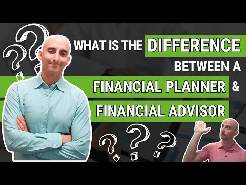 What is the difference between a financial planner and financial advisor?