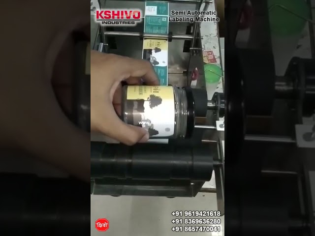 Labeling Machines - Mild Steel Semi Automatic Labelling Machine ...