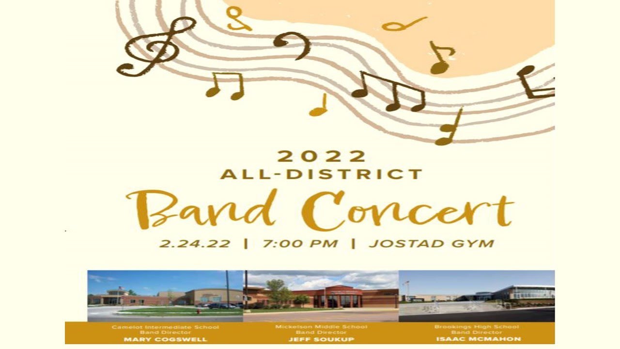 Brookings All-School Band Concert 2.24.22
