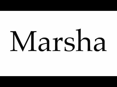 How to Pronounce Marsha