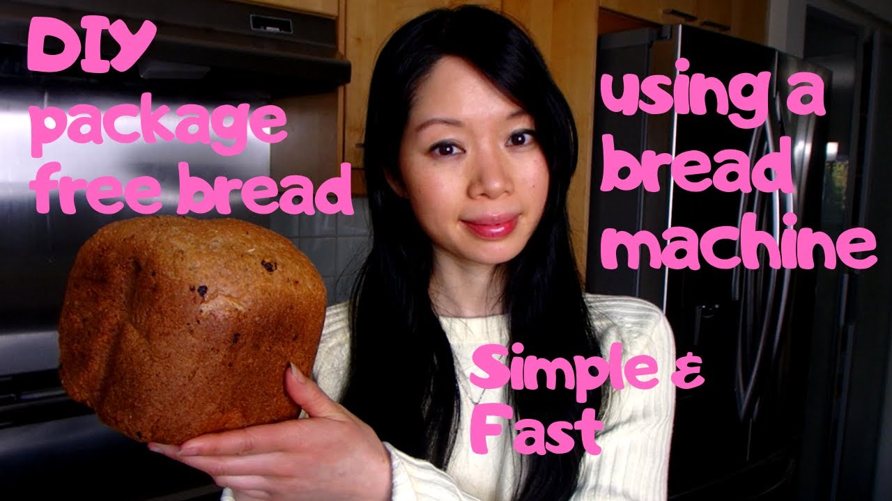 DIY Package Free Bread using a bread machine and regular yeast