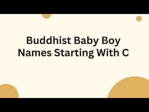 Buddhist Baby Boy Names Starting With C