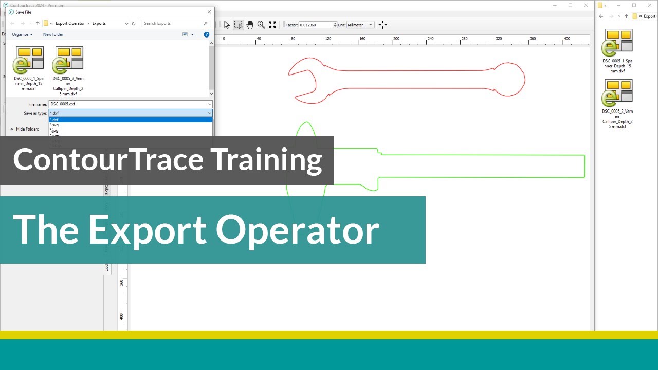 ContourTrace - The Export Operator