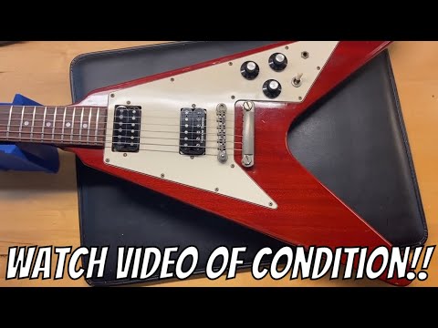 1980 Greco FV-600 Flying V ~Video~ | Reverb