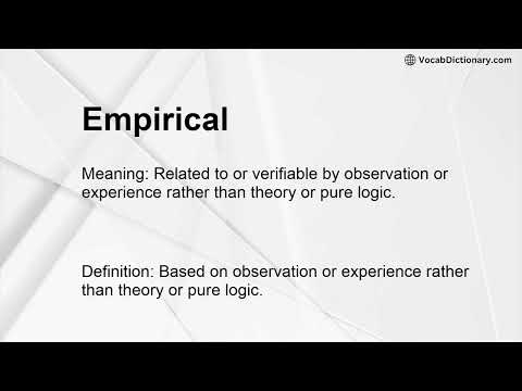 Empirical Meaning