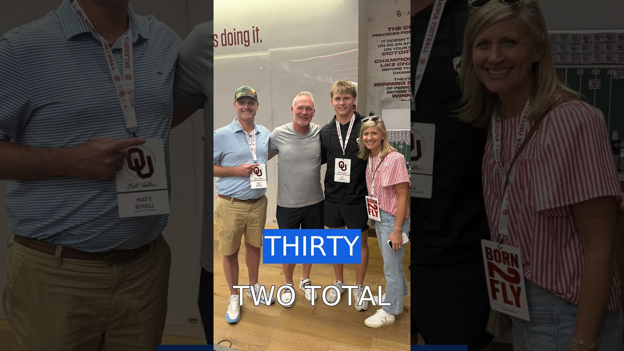 Oklahoma brings in THE BOZ to Recruit 4 ⭐️ Linebacker! 👀