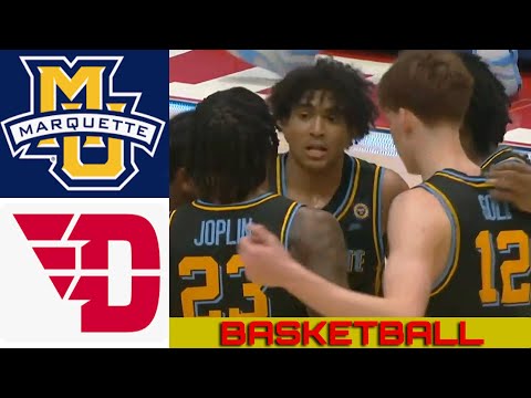 #6 MARQUETTE vs DAYTON Basketball Game Full Highlights 2024