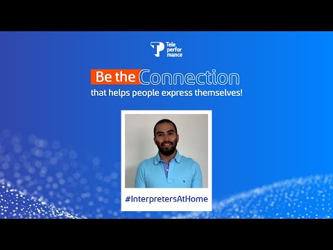 This is how #InterpretersAtHome are the connection others need.