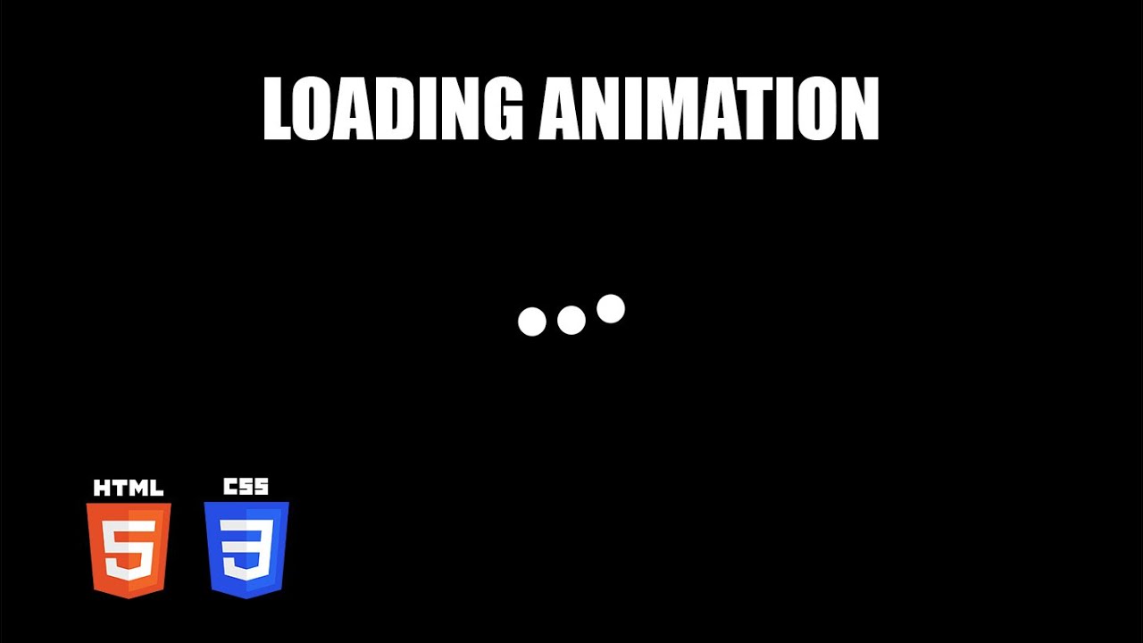 Jumping Dots Loading Animation | HTML & CSS Tutorial