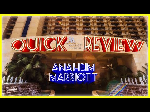 Quick Review: Anaheim Marriott Hotel ⭐️⭐️⭐️⭐️ Near Disneyland!
