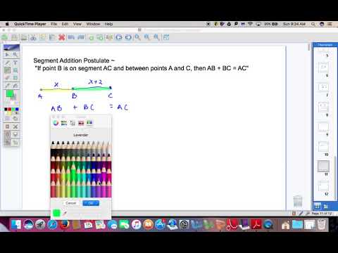 angle addition postulate, segment addition postulate, linear pair postulate