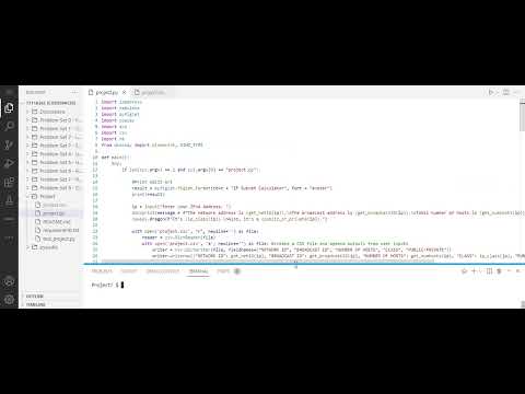 CS50 Final Project - IP Subnet Calculator