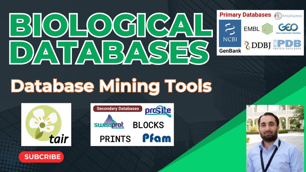Biological databases and data mining tools| Lecture 2| Biology|Bioinformatics|Education|NCBI|EMBL