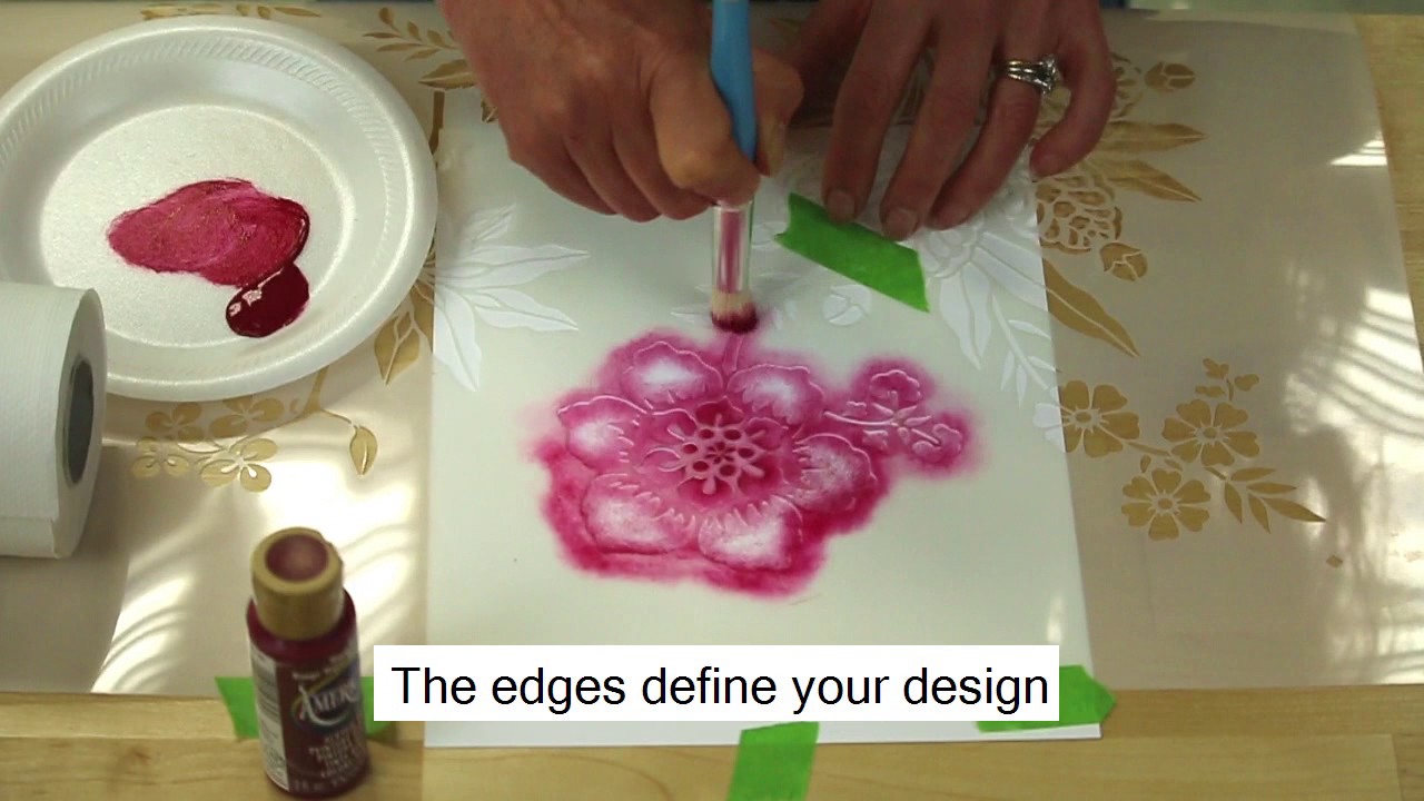 Episode 1 - QUICK TIPS for Easy Stenciling Basics