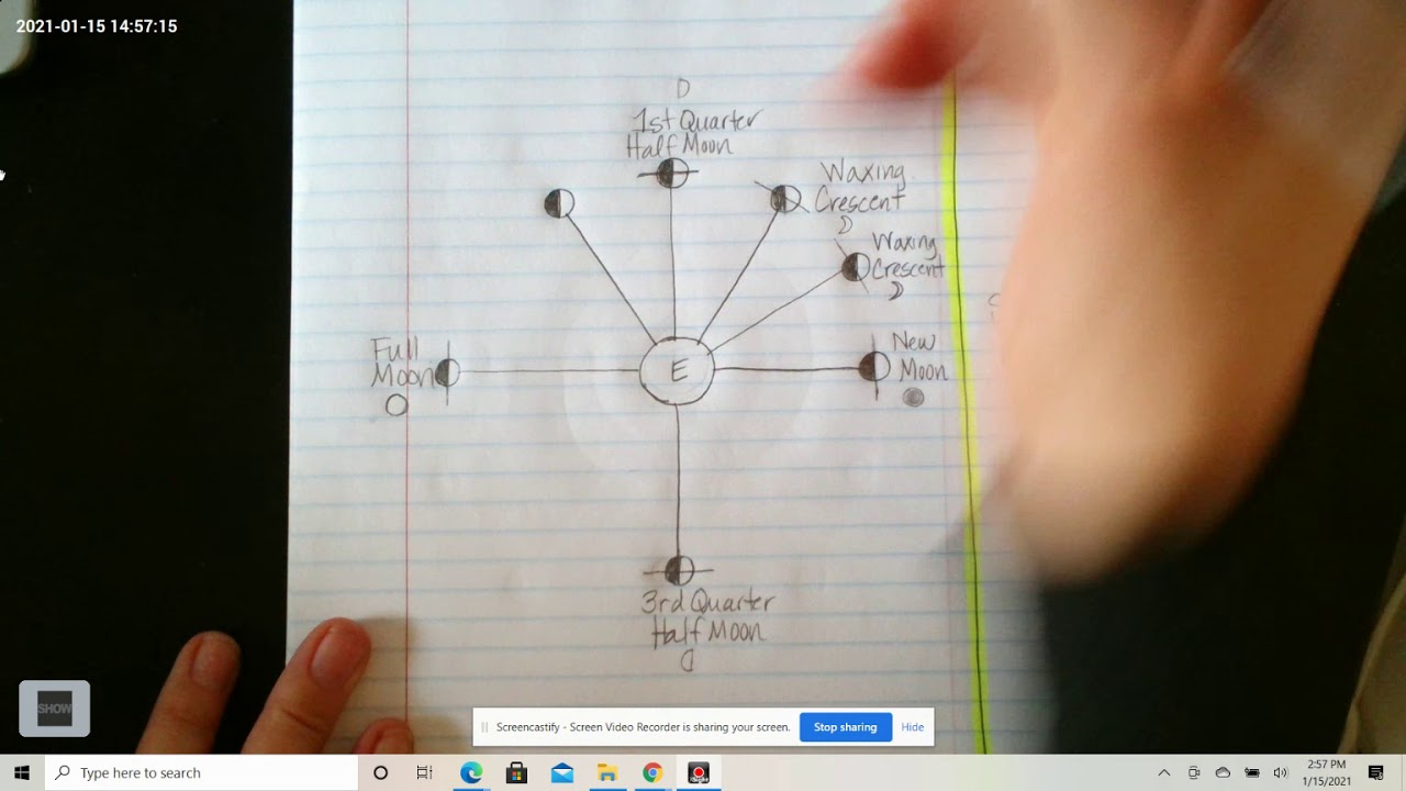 Moon Phases Diagram