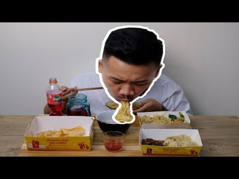 (SUB) BAKMI GM MIE PANGSIT, CABAI IJO, FRIED WONTON MUKBANG ASMR EATING SHOW