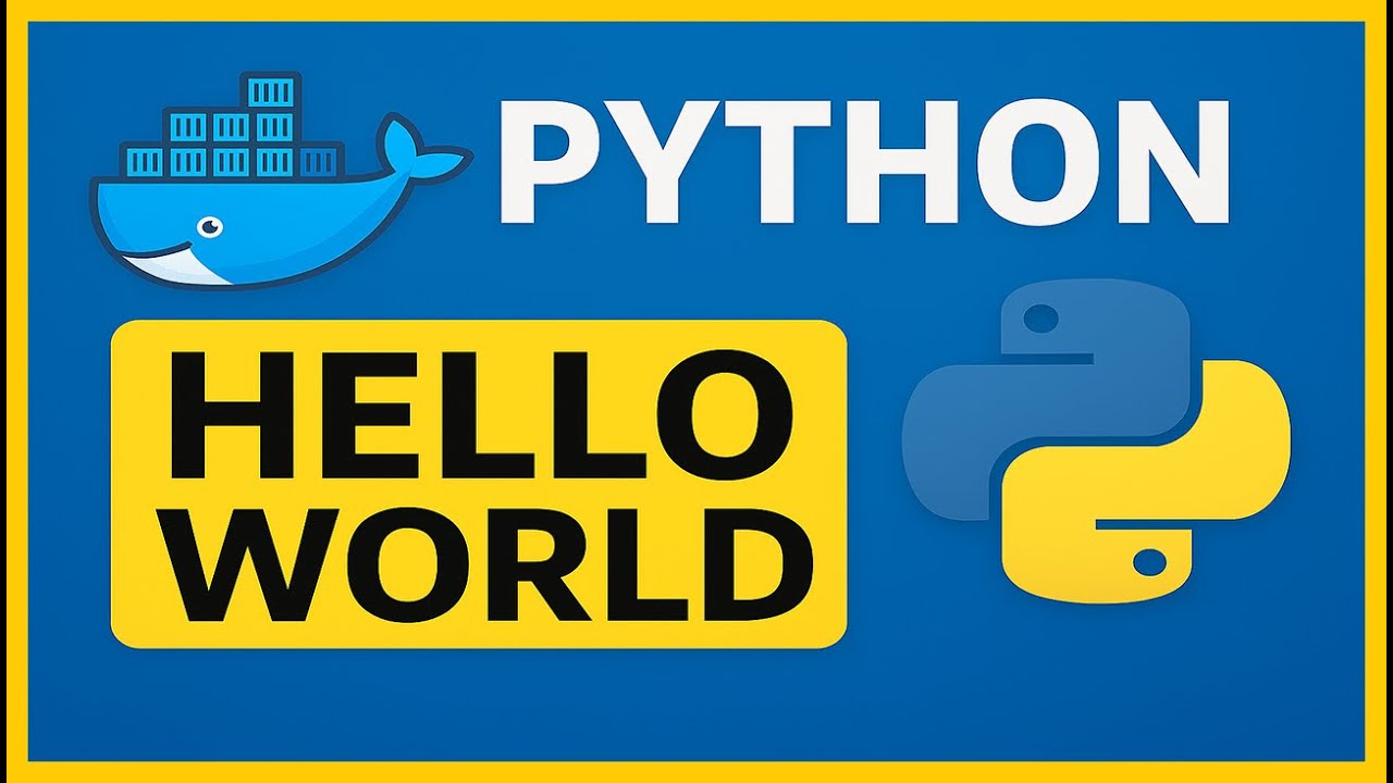 Python & Docker EP1 - Hello World!