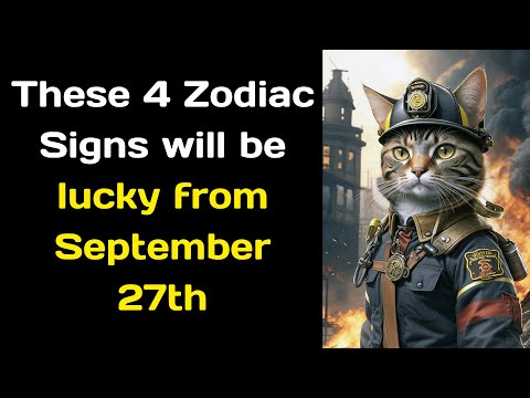 These 4 Zodiac Signs will be lucky from September 27th