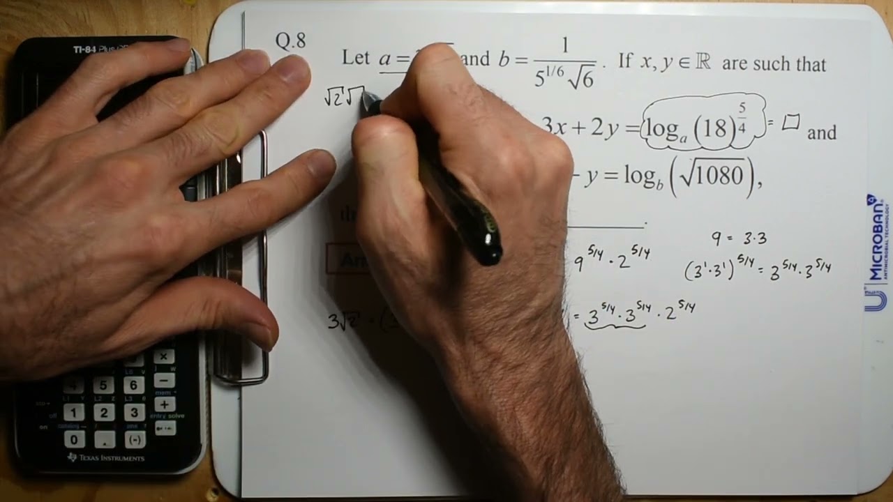 LOGARITHMS!  ||  My 1st JEE ADVANCE Math Problem! SOLVED