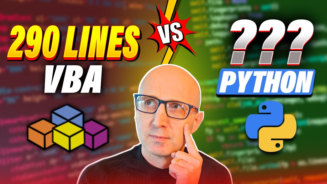 I Rewrote 290 lines of VBA using Python - Here’s What Happened
