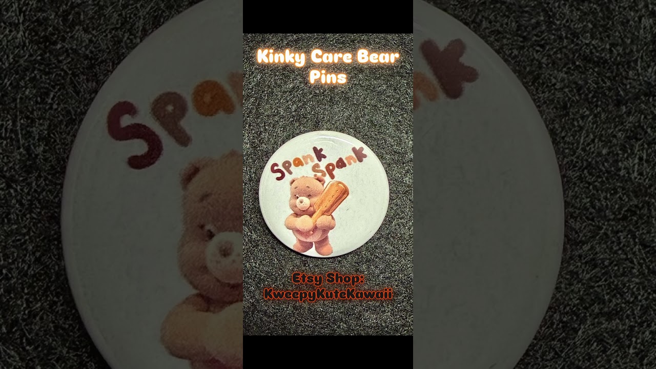 Kinky Care Bear Pins! Etsy Shop: KweepyKuteKawaii #nostalgia #carebears #cute #bdsm