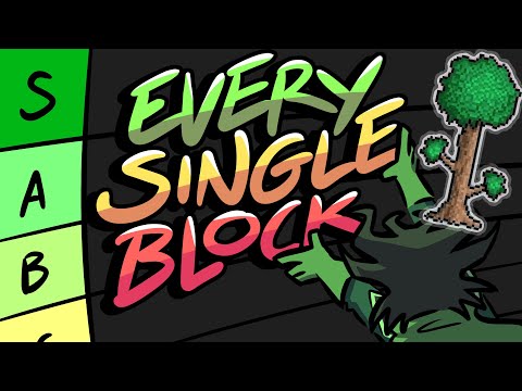 Ranking ALL Blocks in Terraria | Every Block Tier List | Terraria 1.4.4