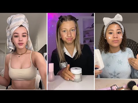GRWM  ( Get Ready With Me ) Makeup Tutorial Tiktok Compilation ❤️(Skincare, Makeup, Outfits) 464????