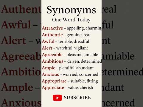 Synonyms-3,Word of Today!Subscribe and Like for more learning Videos (everydayenglish, wordoftheday)