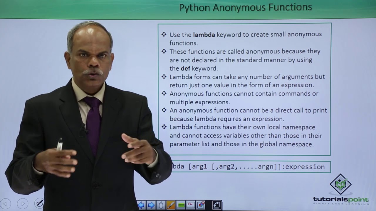 Python - Anonymous Functions