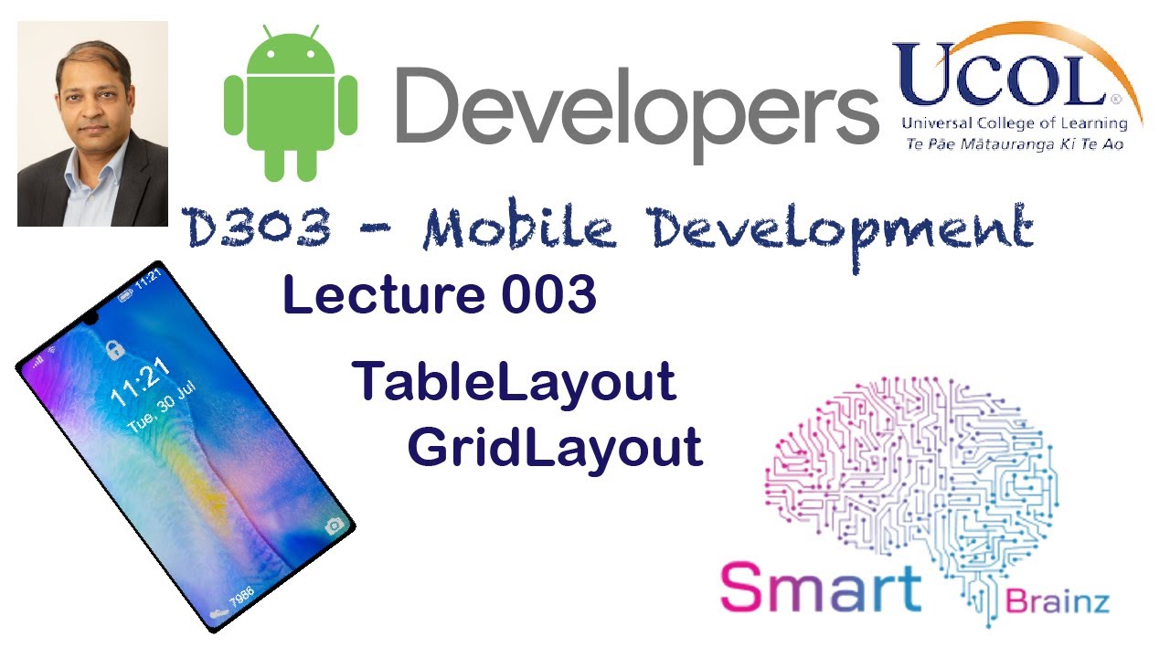 Lecture 03 - TableLayout and GridLayout