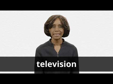 TELEVISION definition and meaning | Collins English Dictionary