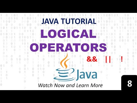 Logical Operators in Java | AND, OR, NOT | Coding Examples