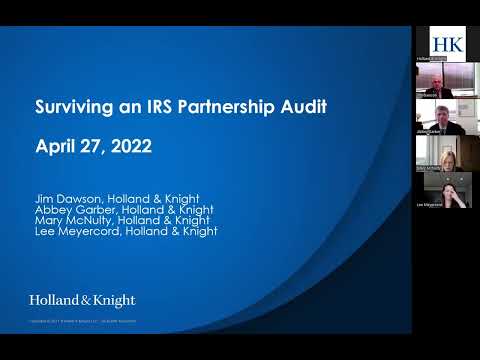 Surviving an IRS Partnership Audit