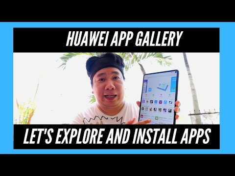EXPLORING THE HUAWEI APP GALLERY - USING THE HUAWEI MATE PAD PRO