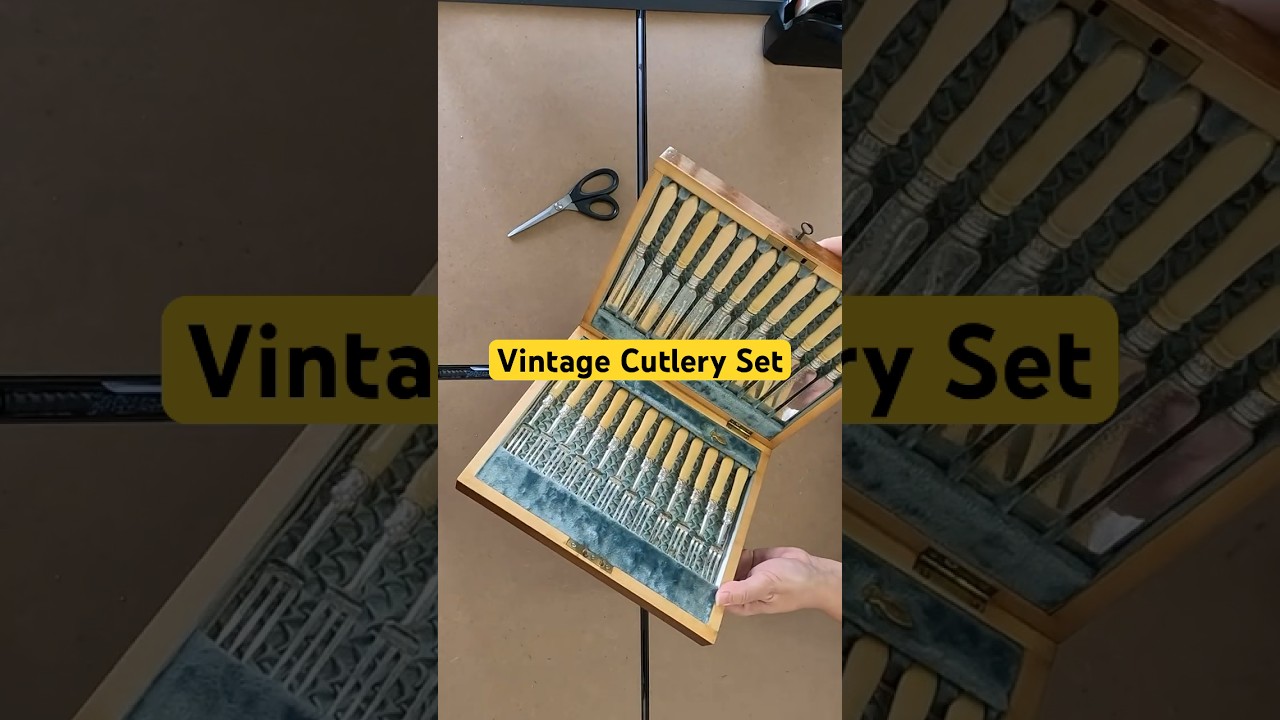 Packing EBay Orders - Vintage Fish Knife & Fork Cutlery Set #vintagecutlery #cutleryset