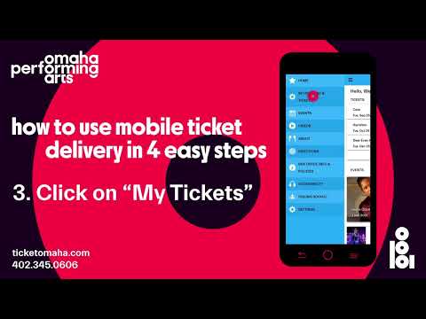 Mobile Tickets How To