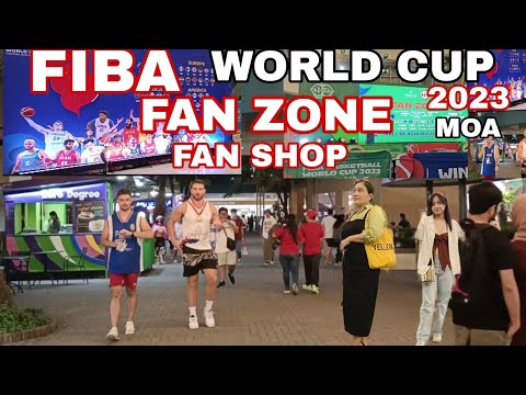 FIBA FAN ZONE WORLD CUP 2023 SM MALL OF ASIA #pasay city